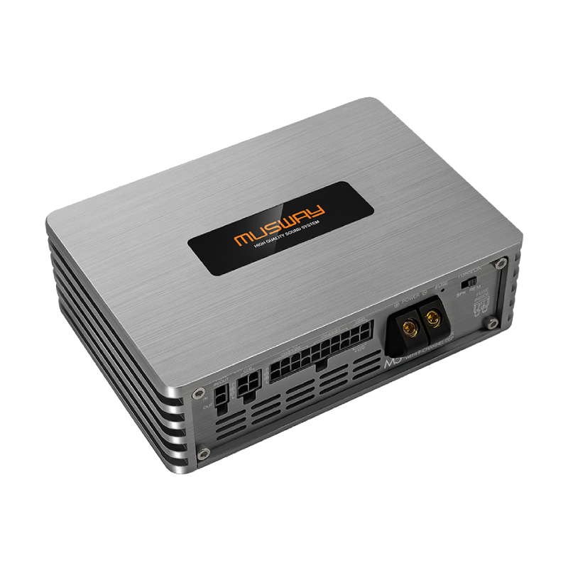 MUSWAY M5 5-Channel Full Range Class D Amplifier with 9-Channel Digita – Plug N Play Kits