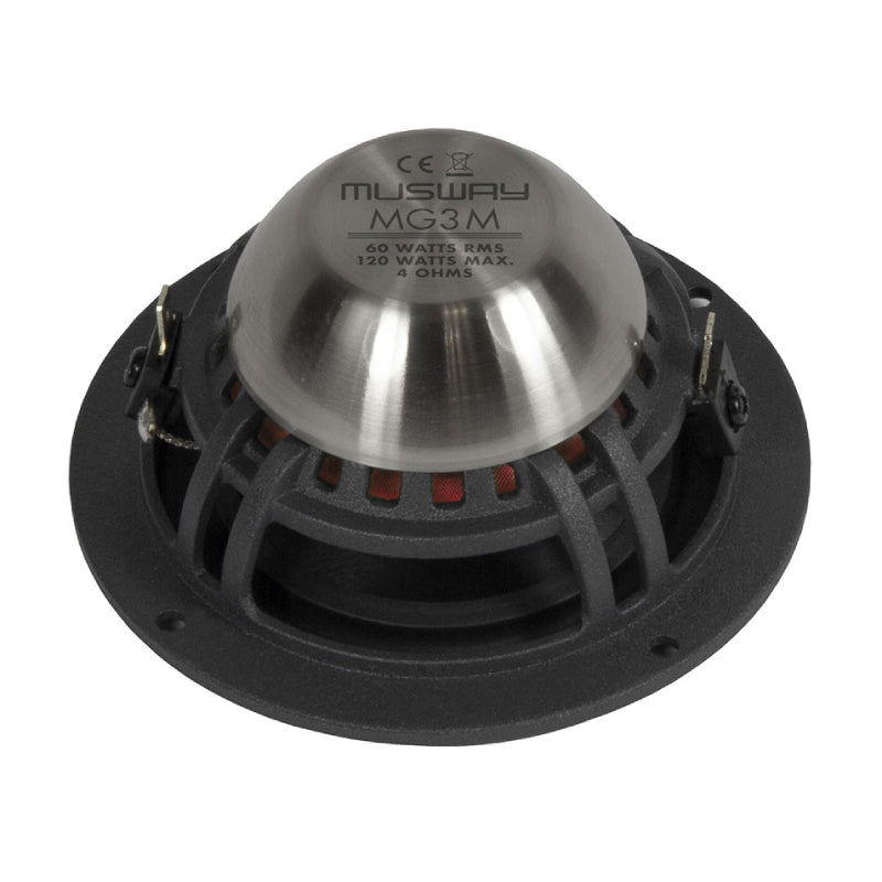 MUSWAY MG6.3A 6.5" MG Series 125W RMS 4 Ohms, Active 3-way Component S – Plug N Play Kits