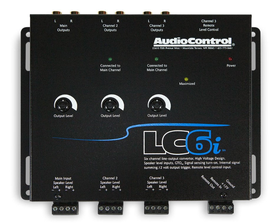 AudioControl LC6i 6 Channel Line Out Converter – Plug N Play Kits